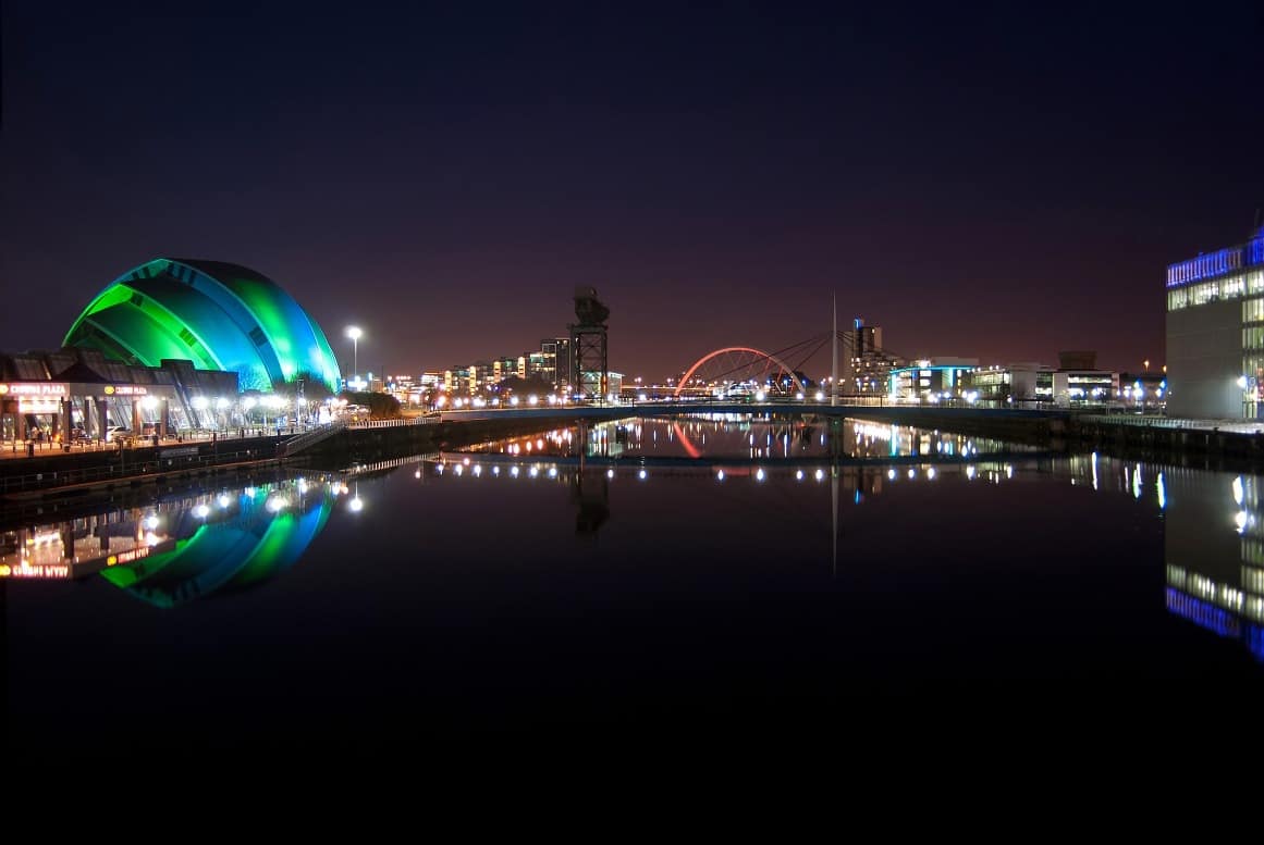 river clyde view glasgow - digital enhanced photo gallery